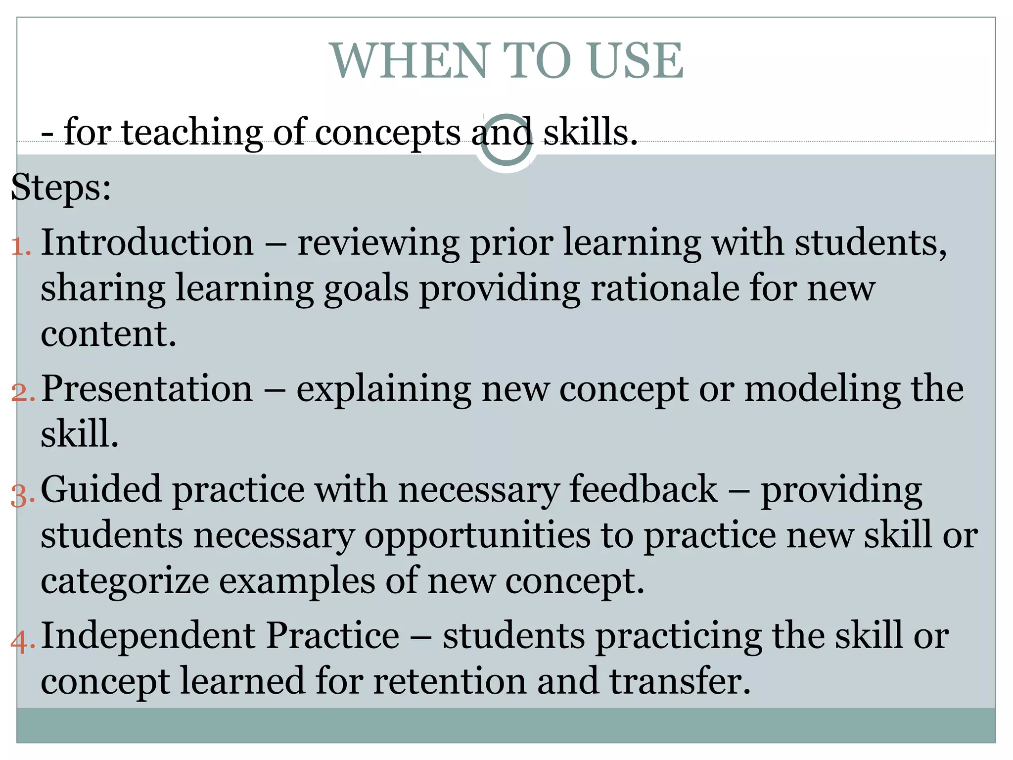 Principles of Teaching | PPT