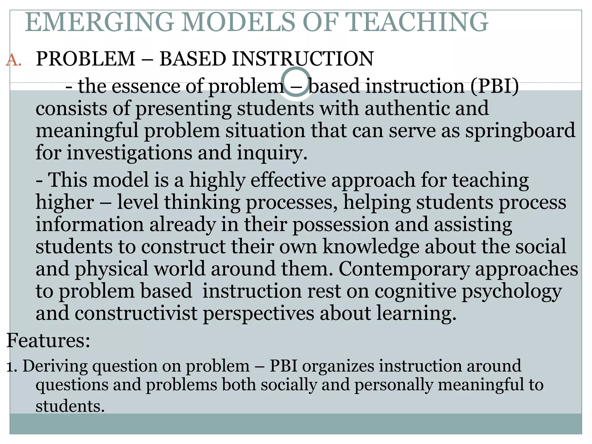 Principles of Teaching | PPT