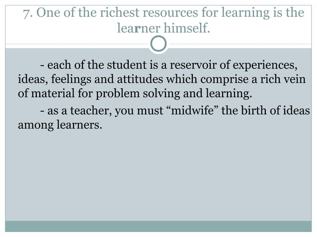 Principles of Teaching | PPT