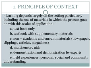 Principles of Teaching | PPT