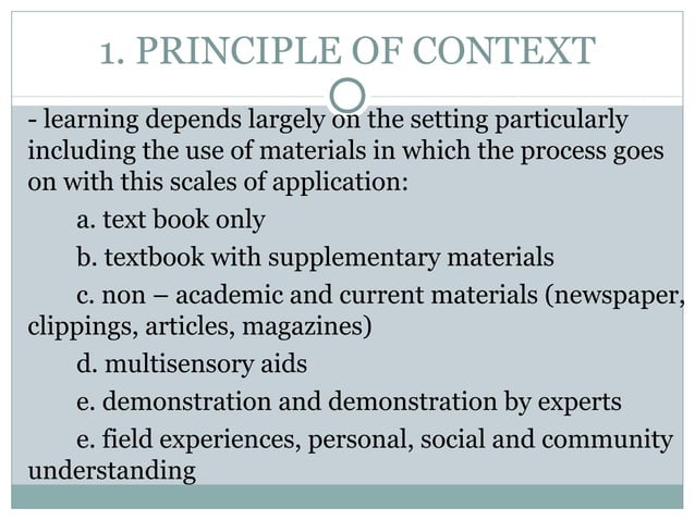 Principles of Teaching | PPT