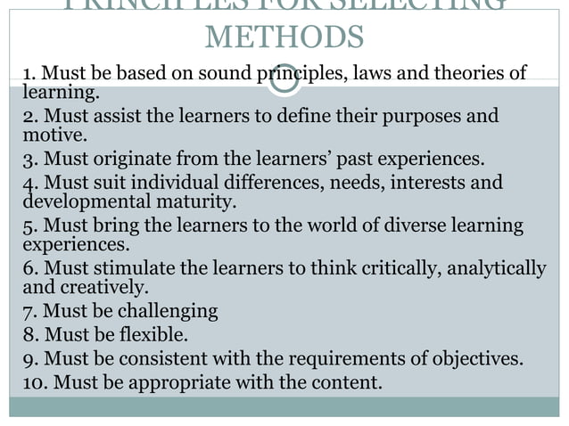 Principles of Teaching | PPT