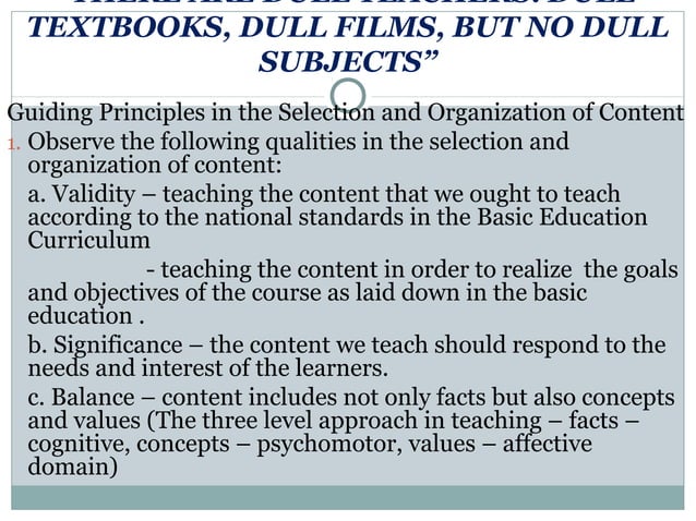 Principles of Teaching | PPT