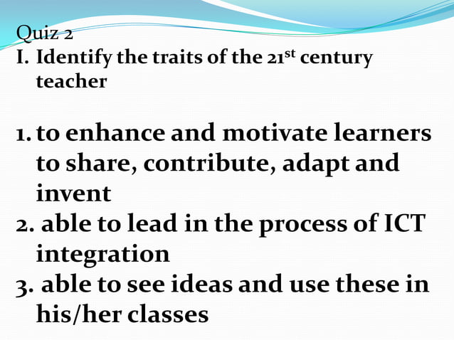 Principles of teaching 2 | PPTX