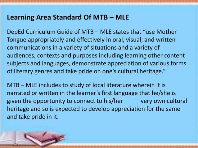 MTB- MLE | PPTX | Education