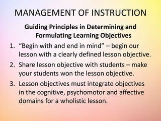 Principles of teaching i & 2 | PPTX