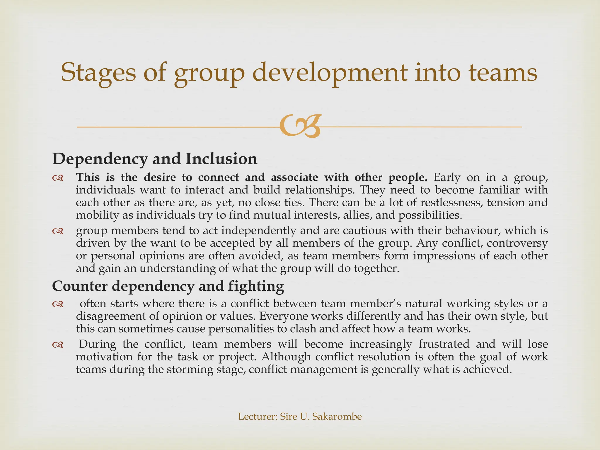 Principles of Team Building and Phases Team Development | PDF ...