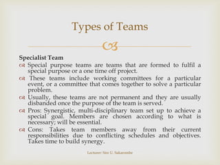 Principles of Team Building and Phases Team Development | PDF ...