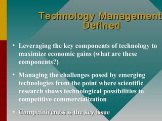 Principles of technology management | PPT