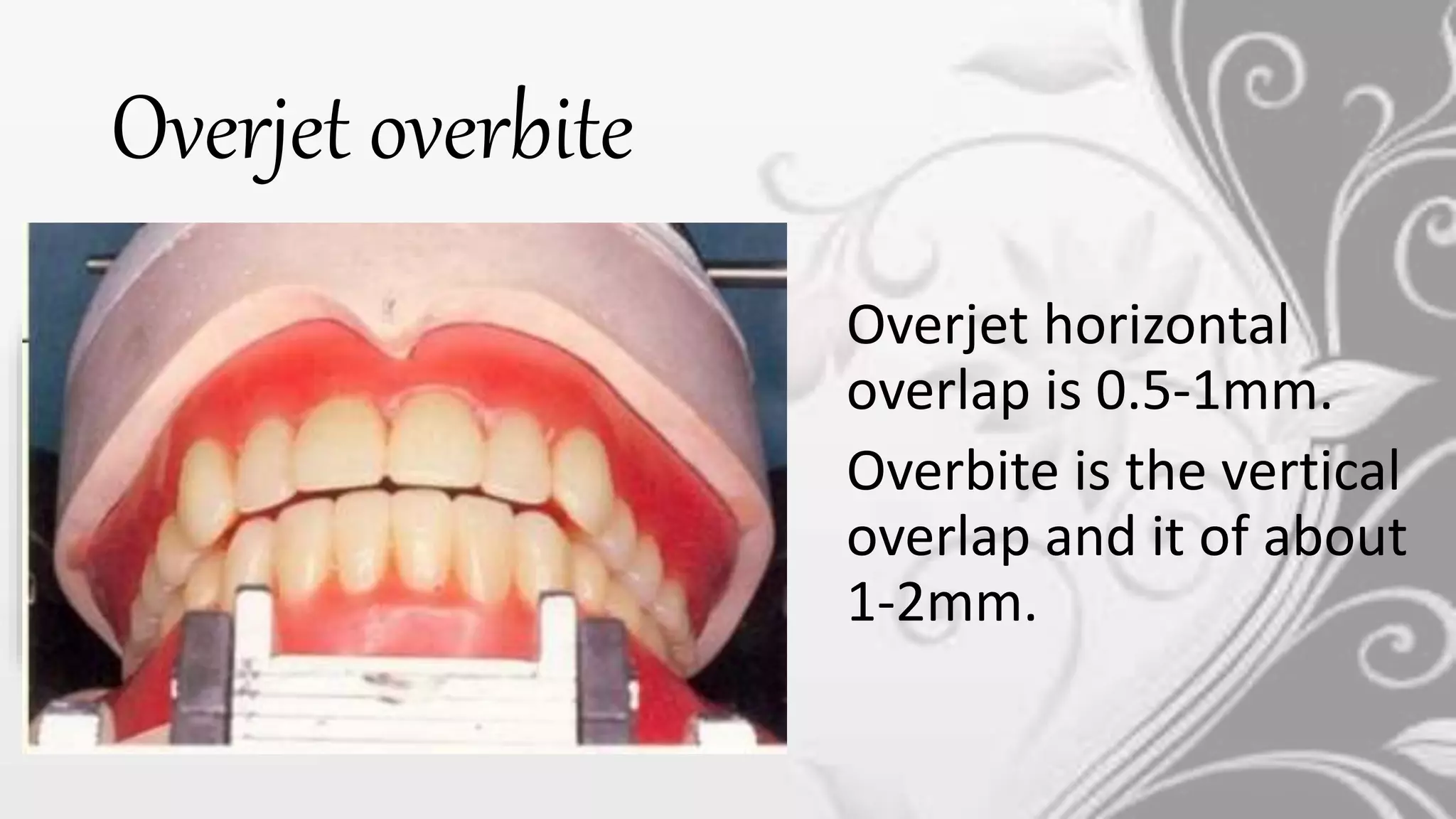 Principles of teeth arrangement and compensatory curves | PPTX