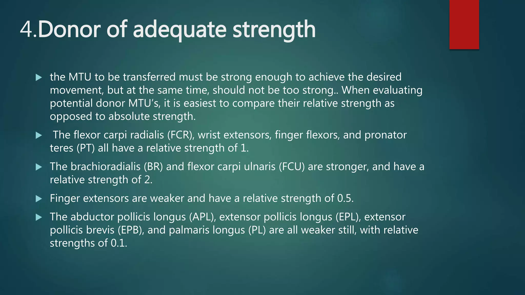 PRINCIPLES OF TENDON TRANSFERS | PPTX