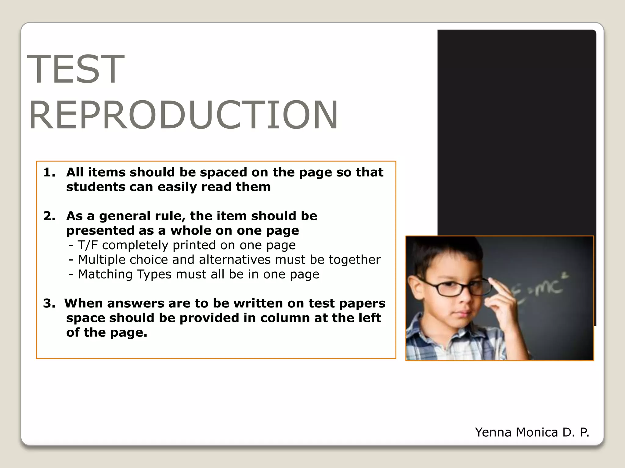 Principles of Test Construction 1 | PPTX