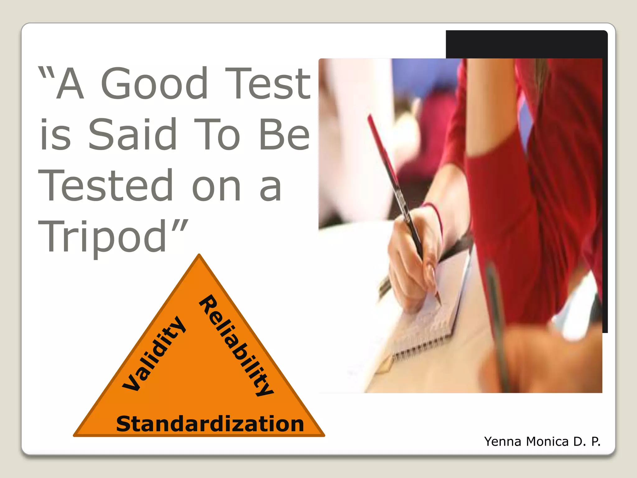 Principles of Test Construction 1 | PPTX