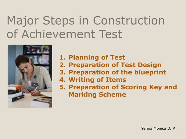 Principles of Test Construction 1 | PPTX