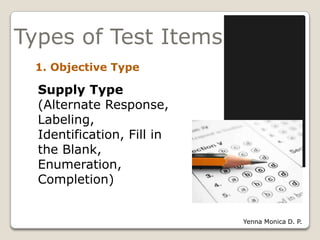 Principles of Test Construction 1 | PPTX