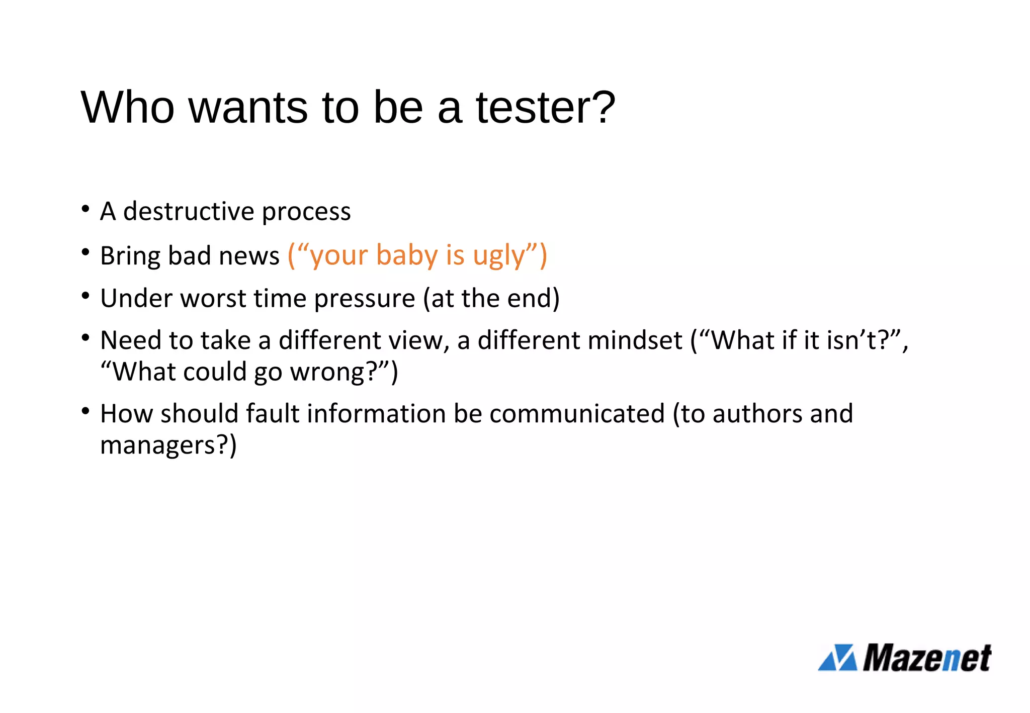 Software Testing Principles Of Testing Mazenet Solution Ppt