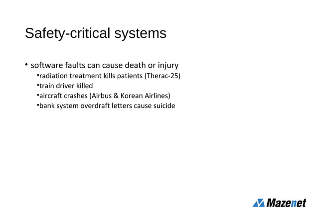 Software Testing Principles Of Testing Mazenet Solution Ppt