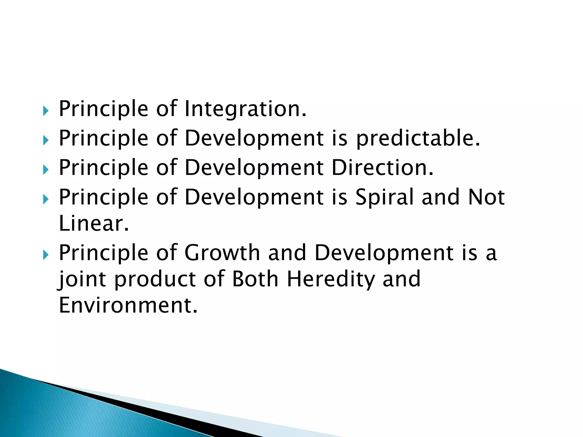 Principles of the development of childern | PPTX