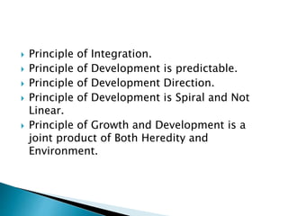 Principles of the development of childern | PPTX