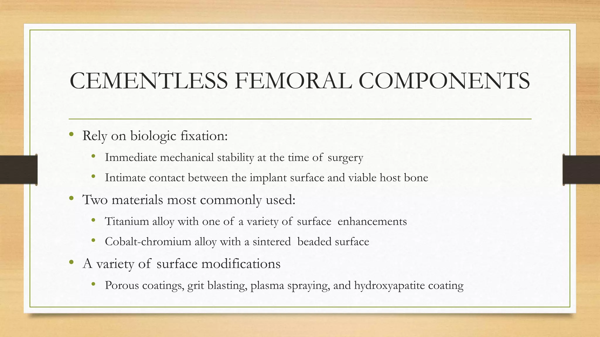 Principles Of Total Hip Replacement | PPTX