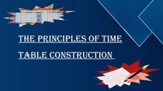 Principles of time table construction.pptx
