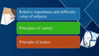 Principles of time table construction.pptx