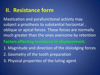 Principles of tooth preparation fixed orthodontic | PPTX