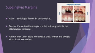Principles of tooth preparation | PPTX