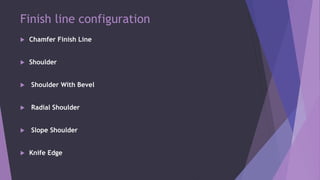 Principles of tooth preparation | PPTX