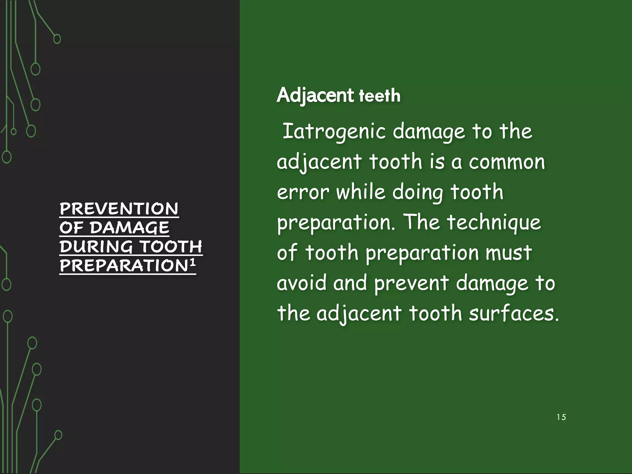 Principles of tooth preparation | PPTX | Dental Health | Diseases and Conditions