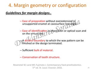 Principles of Tooth Preparation | PPTX
