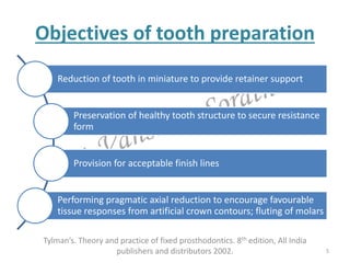Principles of Tooth Preparation | PPTX