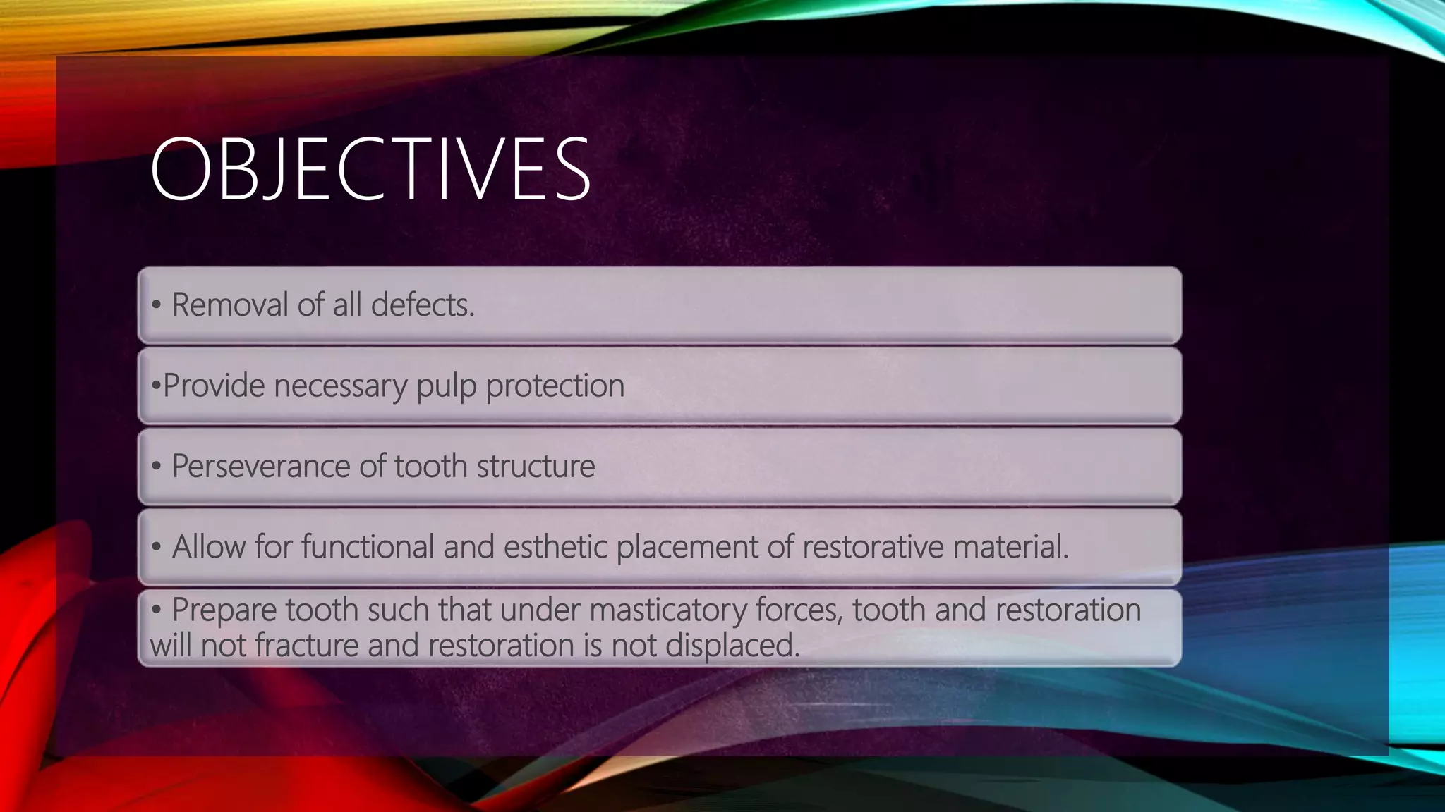 Principles of tooth preparation | PPTX