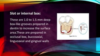 Principles of tooth preparation | PPTX