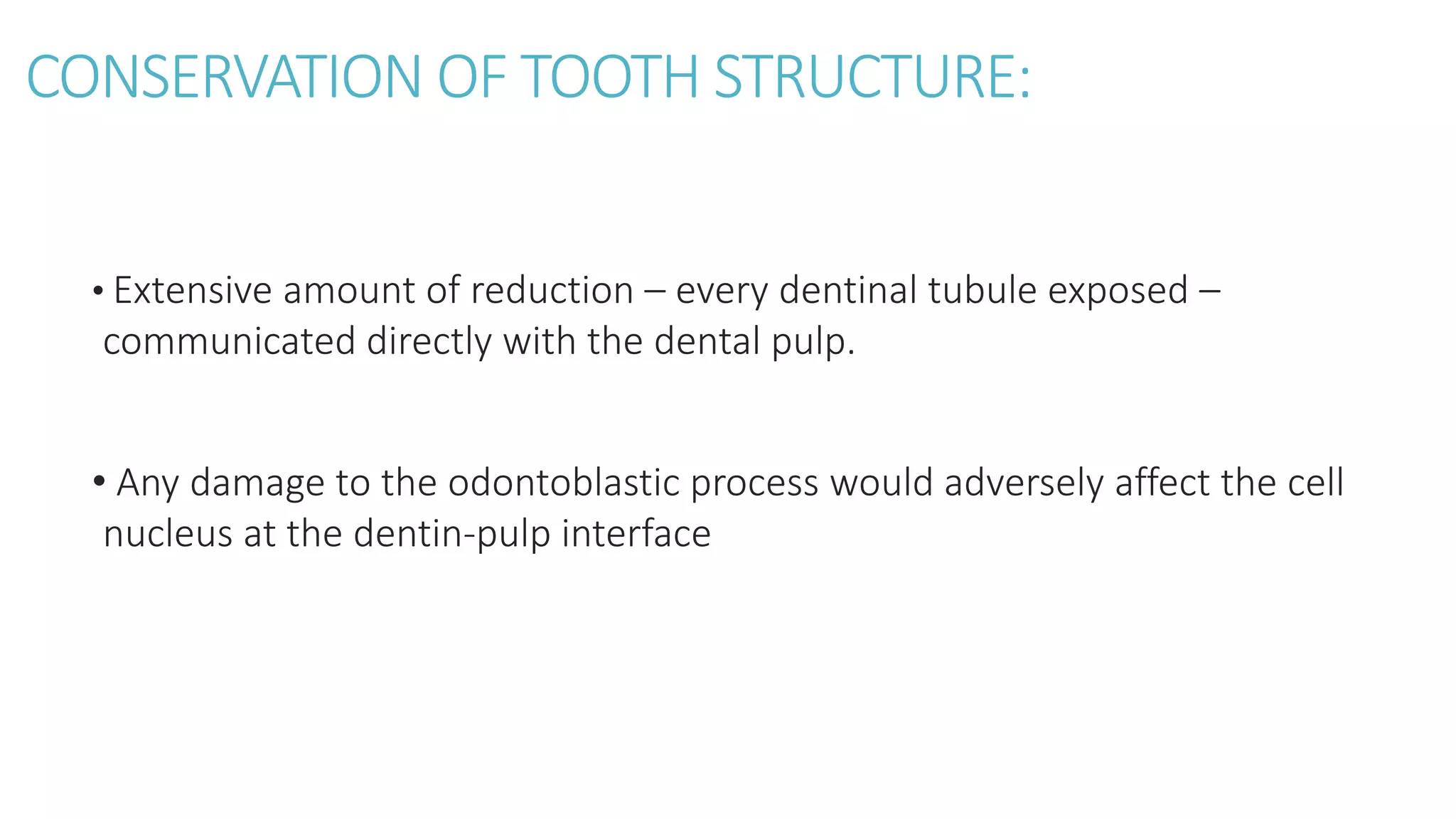 Principles of tooth preparation | PPTX