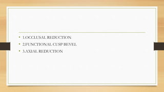 Principles of tooth preparation by ajay11111 | PPT