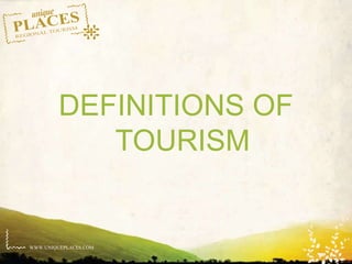 Principles of tourism 1 | PPTX