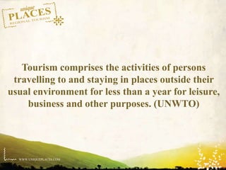 Principles of tourism 1 | PPTX