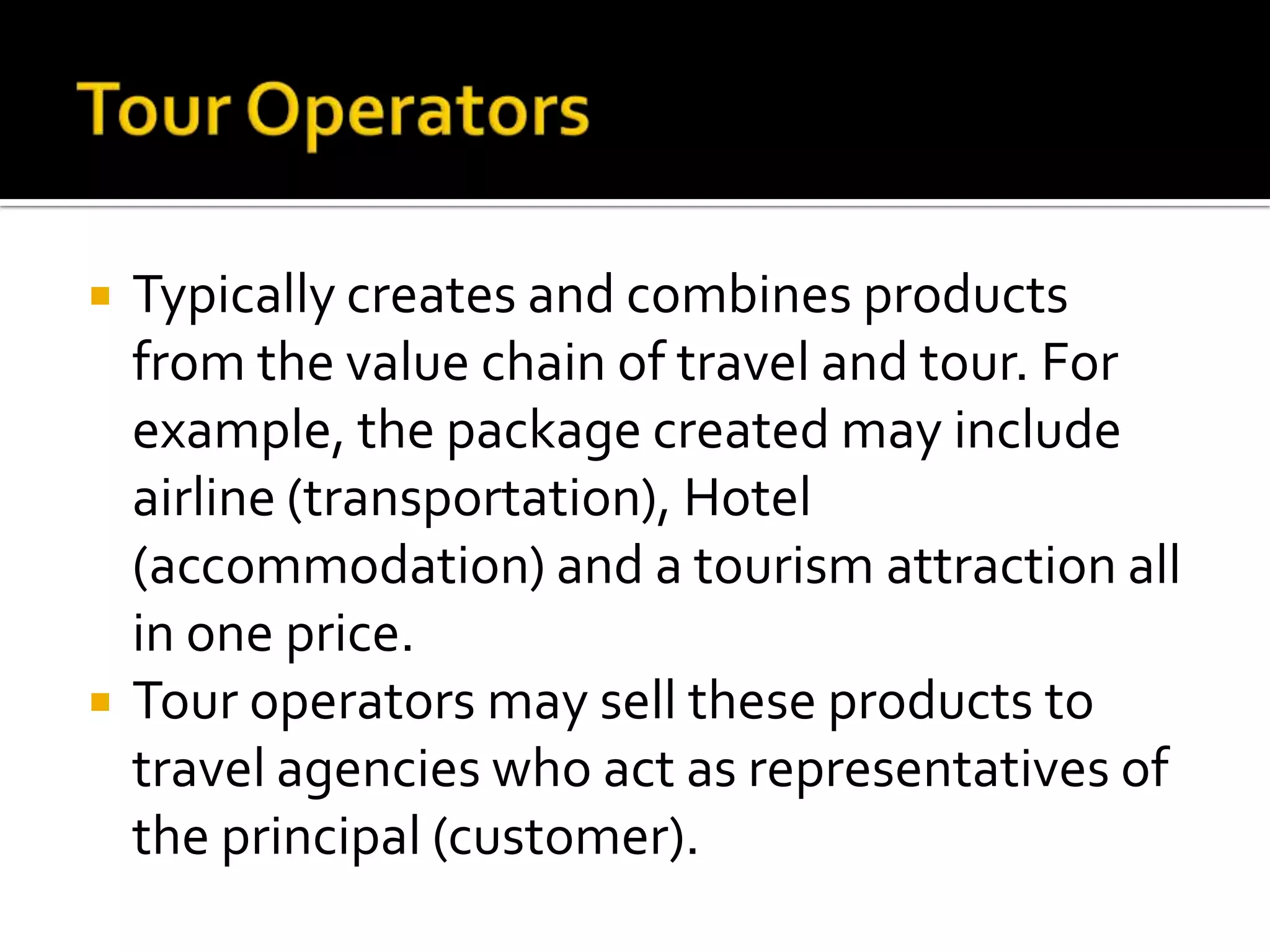 Travel Agency & Tour Op. | PPTX