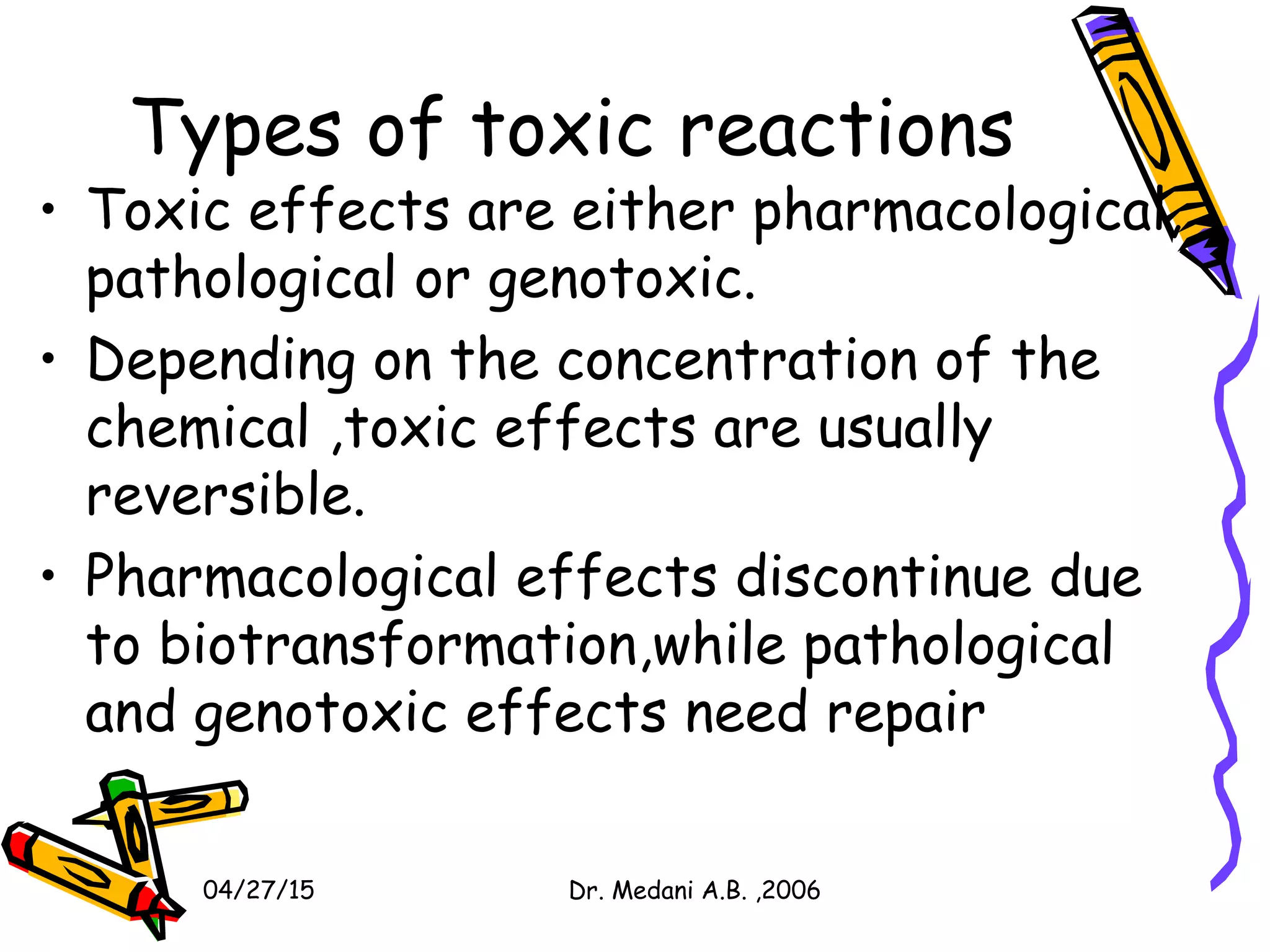 Principles of toxicology | PPT