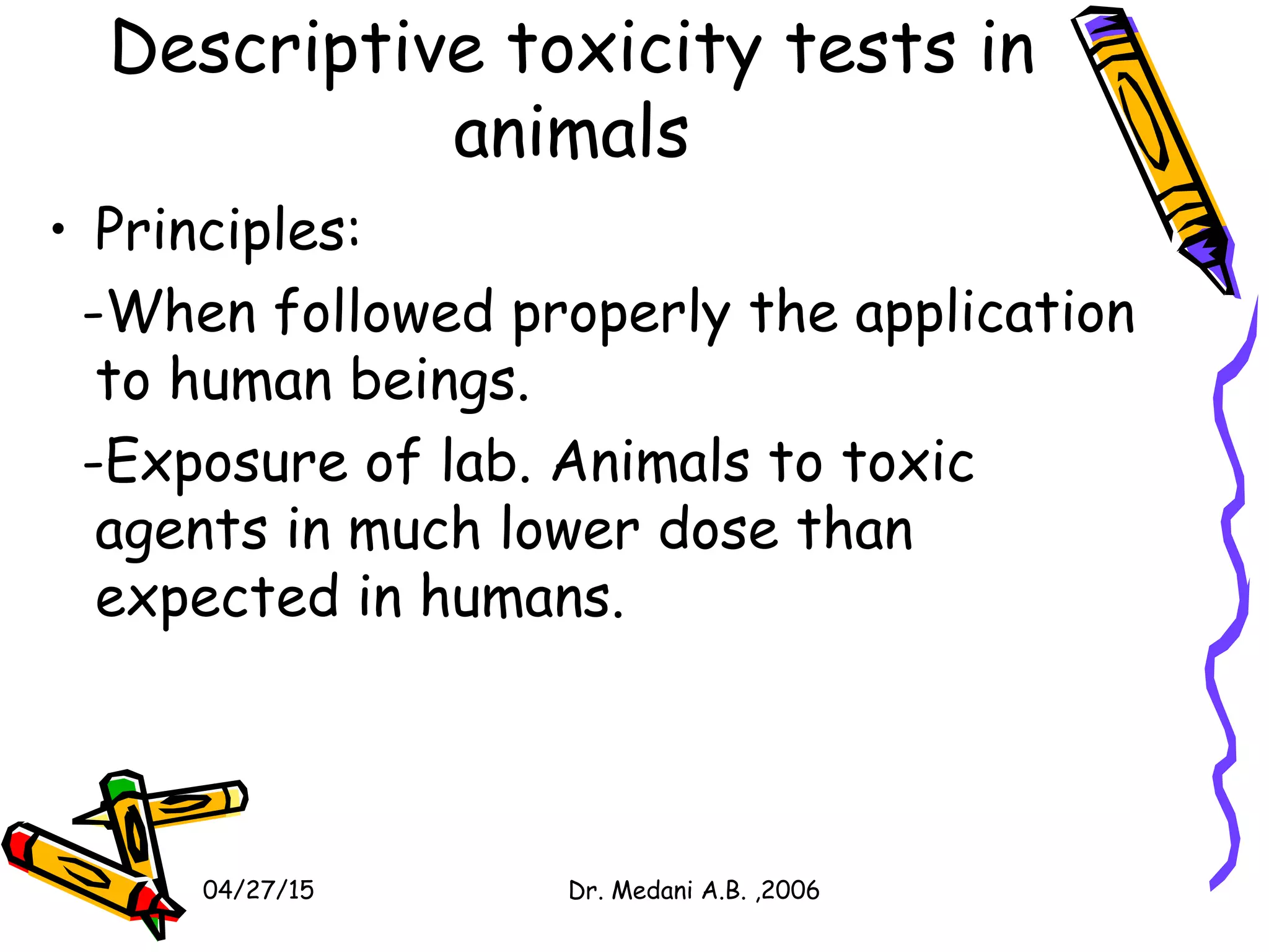 Principles of toxicology | PPT