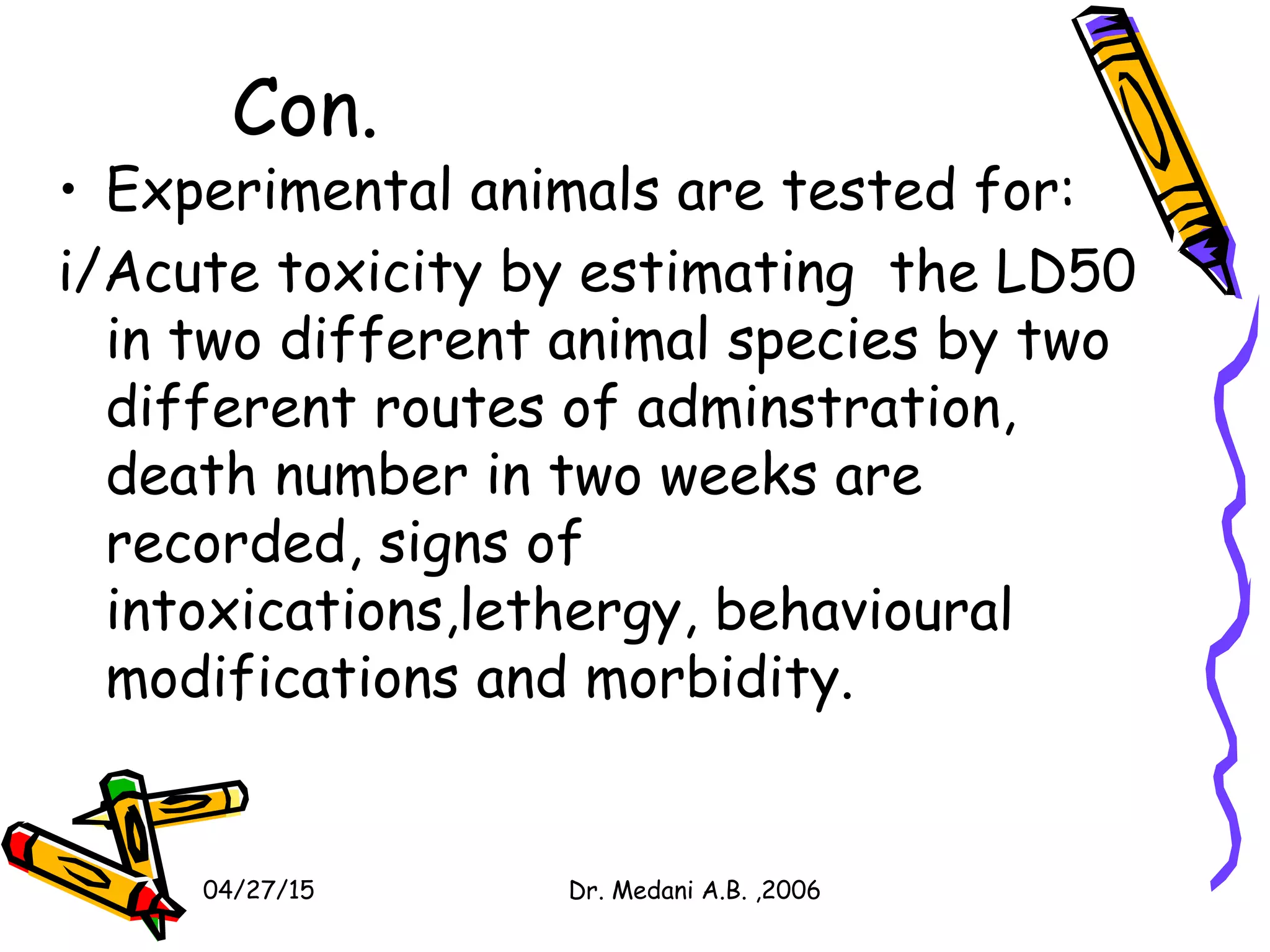 Principles of toxicology | PPT