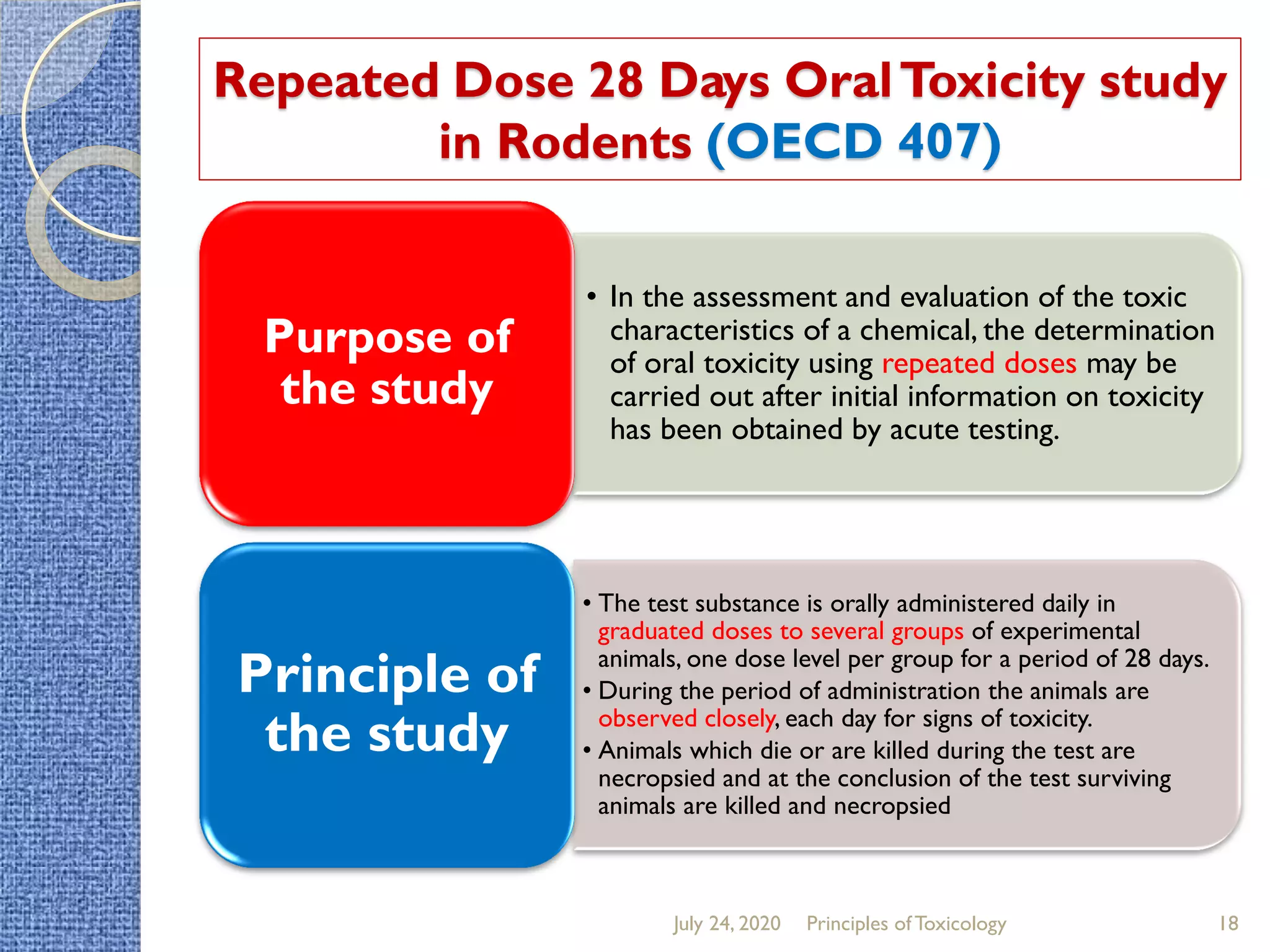 Principles of Toxicology | PDF