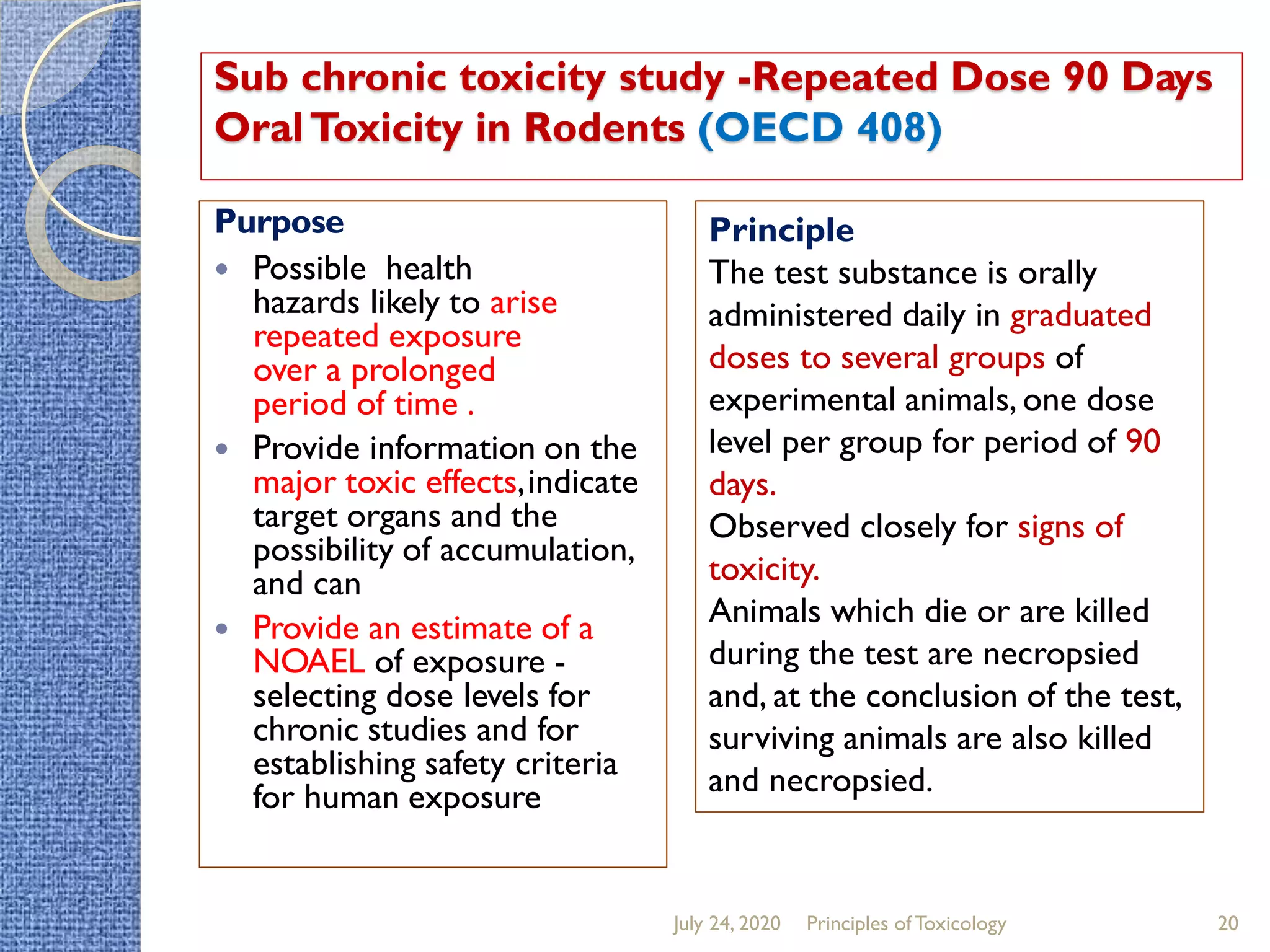 Principles of Toxicology | PDF