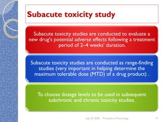 Principles of Toxicology | PDF