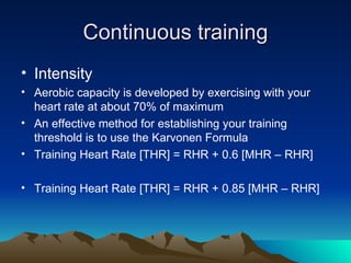 Principles Of Training | PPT