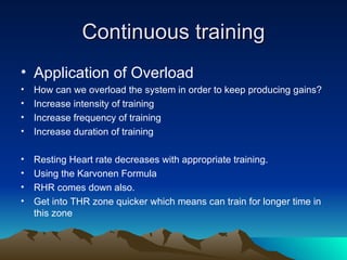 Principles Of Training | PPT