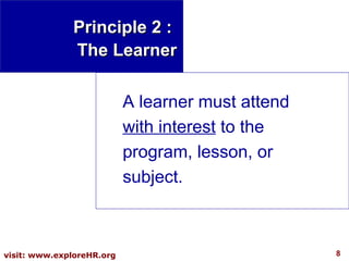 Principles of training | PPT