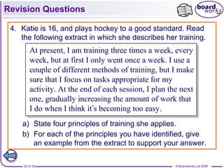 Principlesoftraining - modified for HSC | PPT