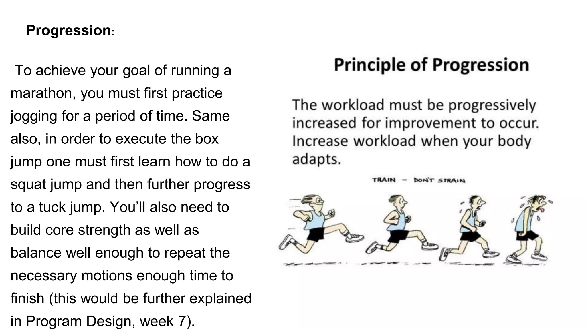 Principles of training | PPTX
